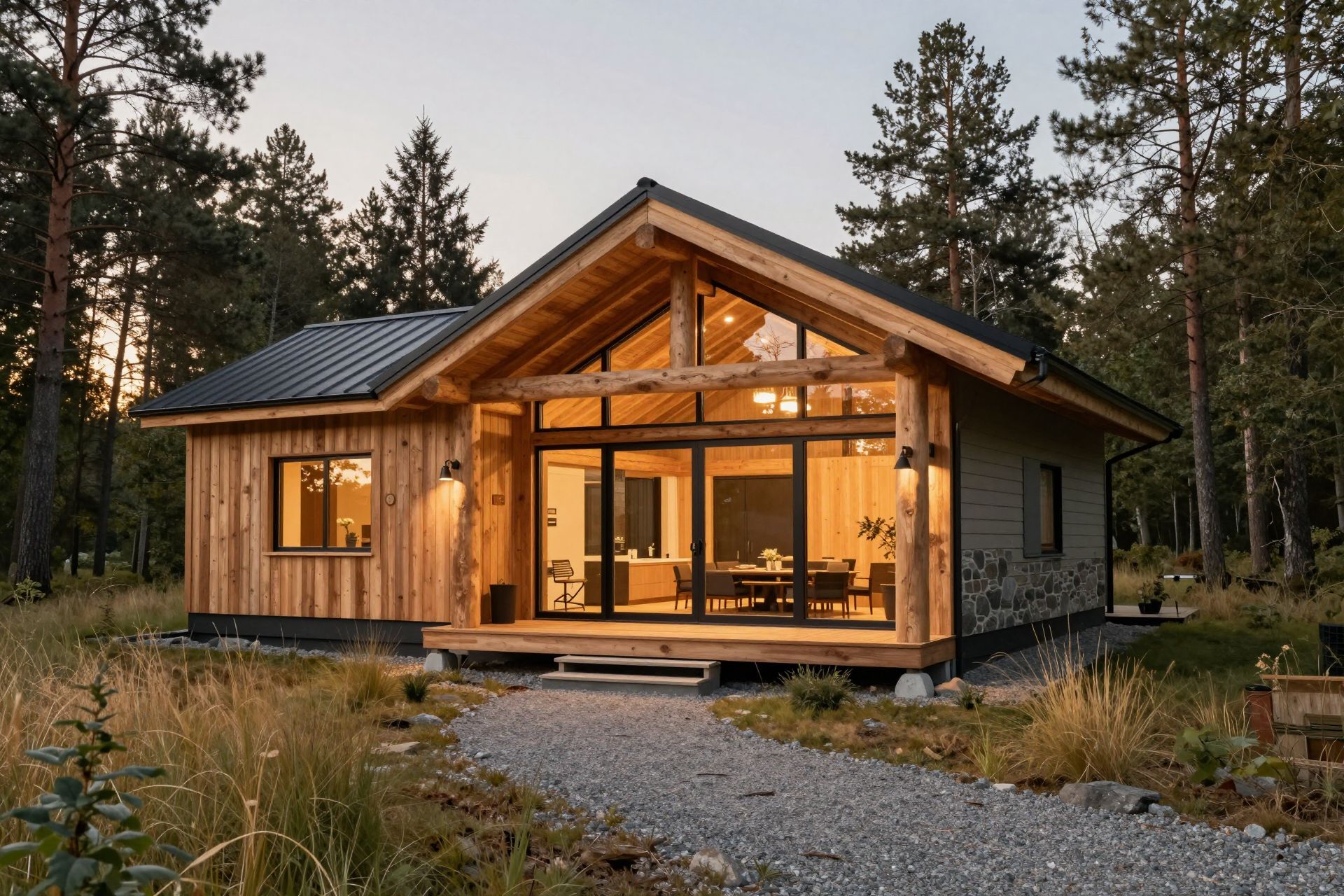 10 Modern Rustic Cabin Design Ideas That Feel Luxurious & Cozy - One ...
