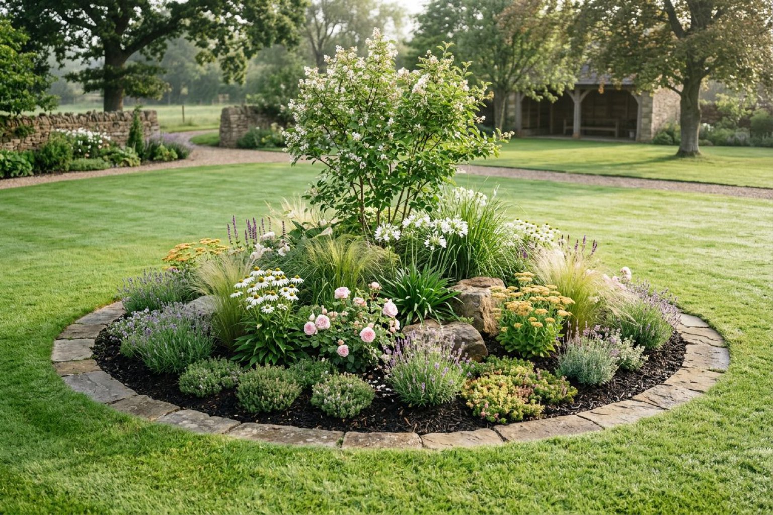 10 Island Flower Bed Ideas to Create a Stunning Focal Point