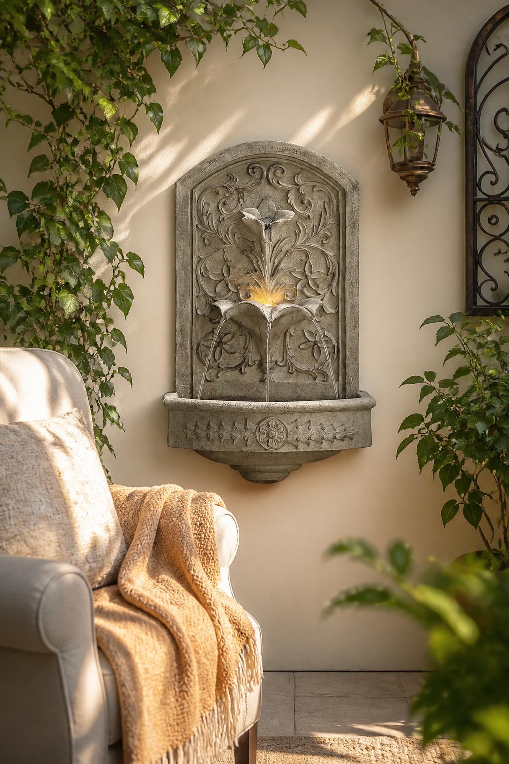 10 Wall Fountain Ideas for Elegant Home Decor - One Energy System