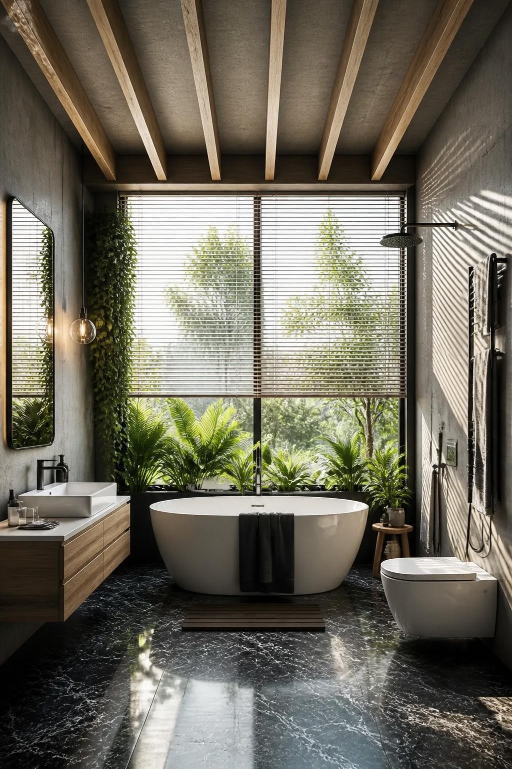 10 Bathroom Window Blinds Ideas for Privacy Without Sacrificing Light ...