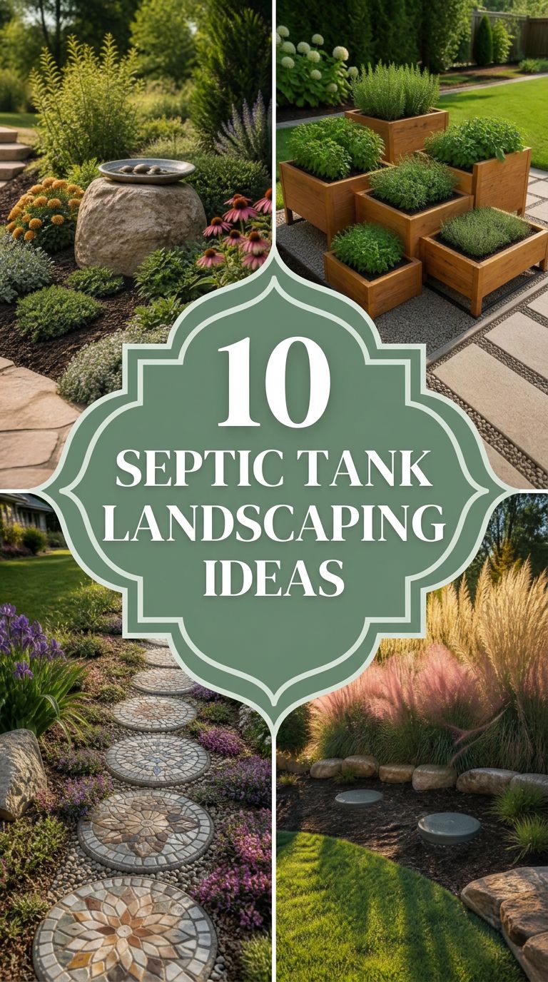 10 Brilliant Septic Tank Landscaping Ideas to Hide Covers - One Energy ...
