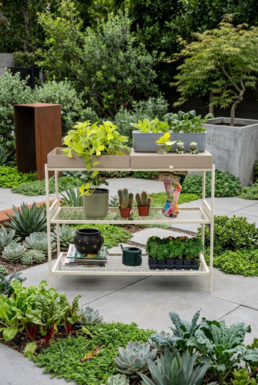 10 Flower Potting Station Ideas for a Beautiful Garden Setup - One ...